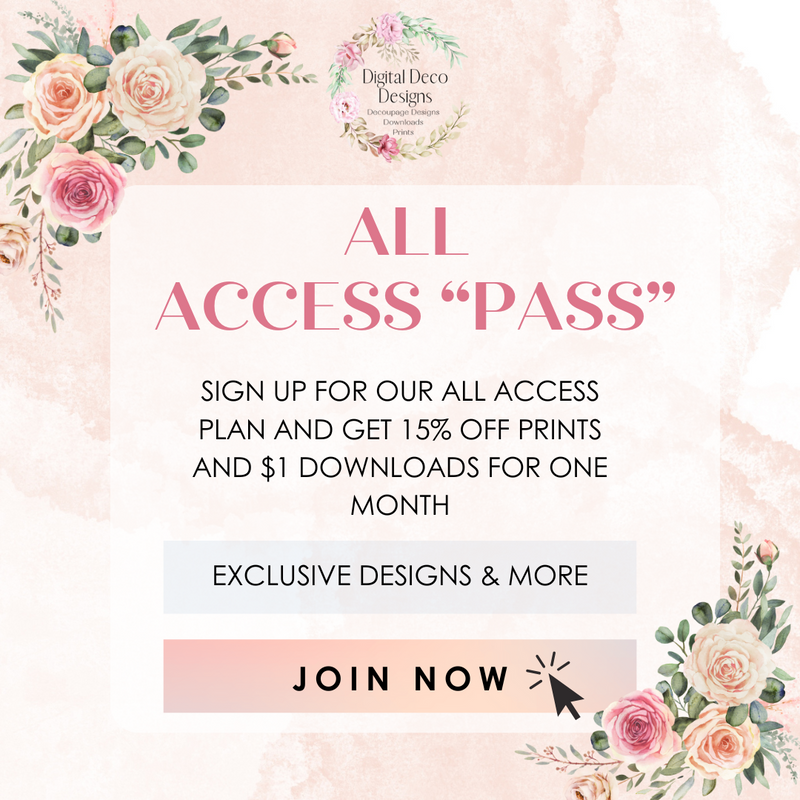 $99 Membership - Digital Deco Designs