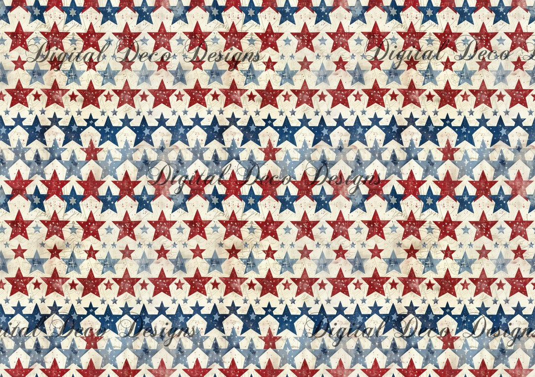 Patriotic Americana Designs - Digital Deco Designs